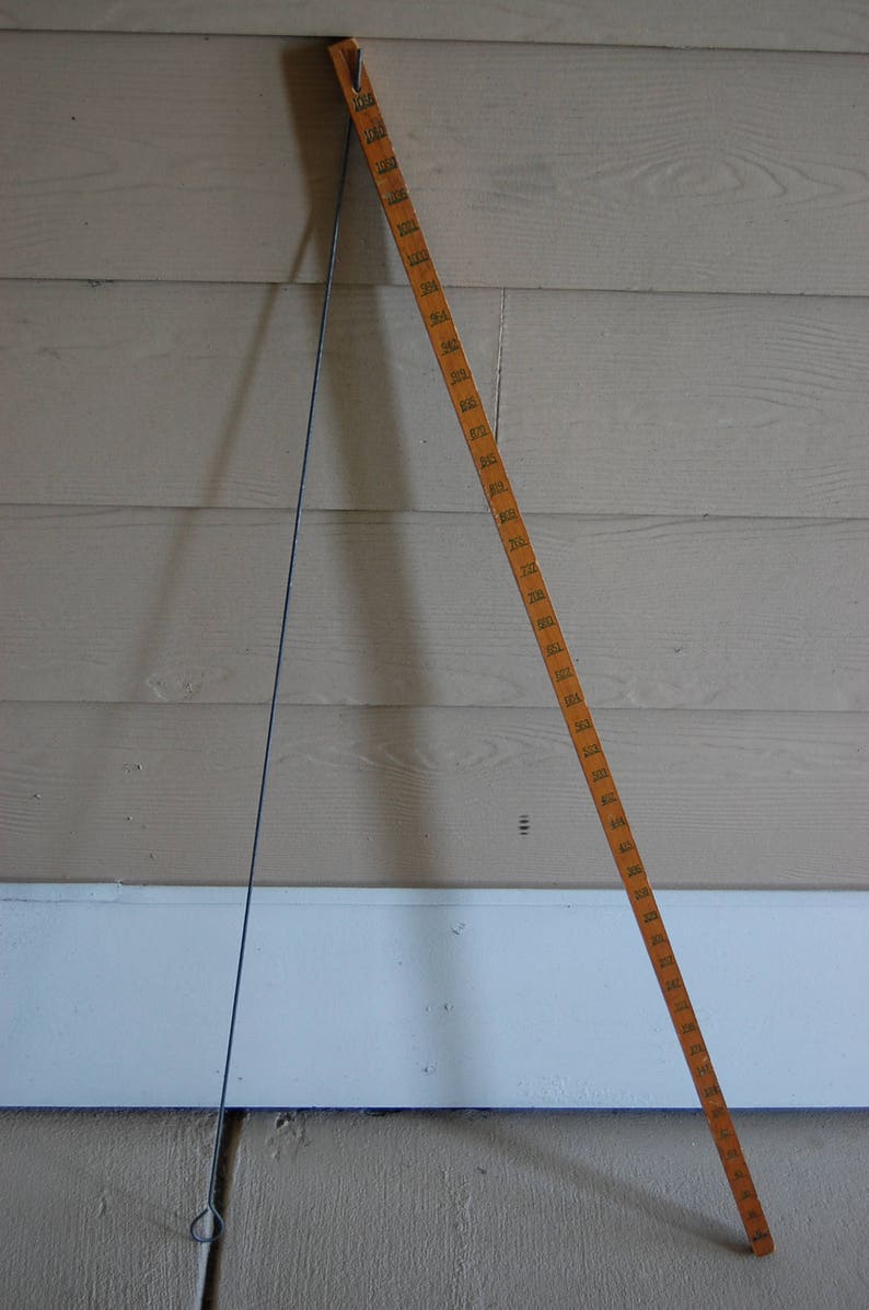 Vintage Oil Dealers Gas Or Oil measuring stick wood and | Etsy