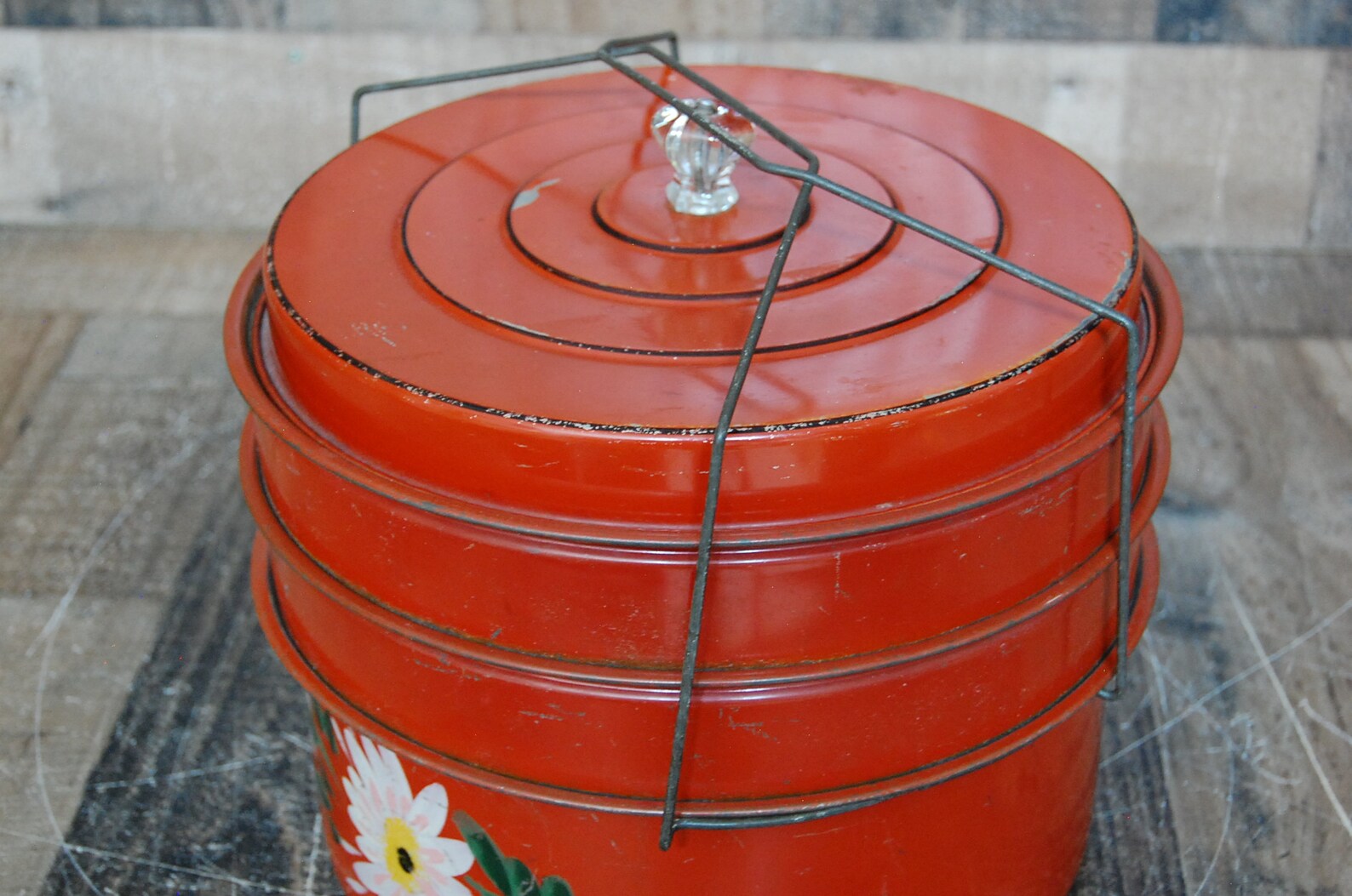 Vintage Food Container 1940's Metal Food Container 3 - Etsy