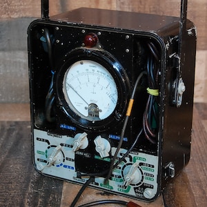 Vintage Test Meter, Volt Meter, Ohm Meter, AC DC Meter, 1950's Test ...