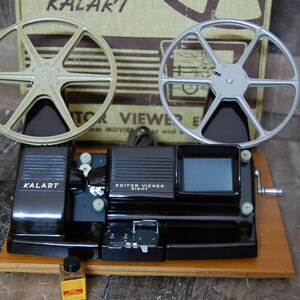 Vintage 1950's Kalart 8mm Film Editor Viewer, Kalart Film Editior Fully ...