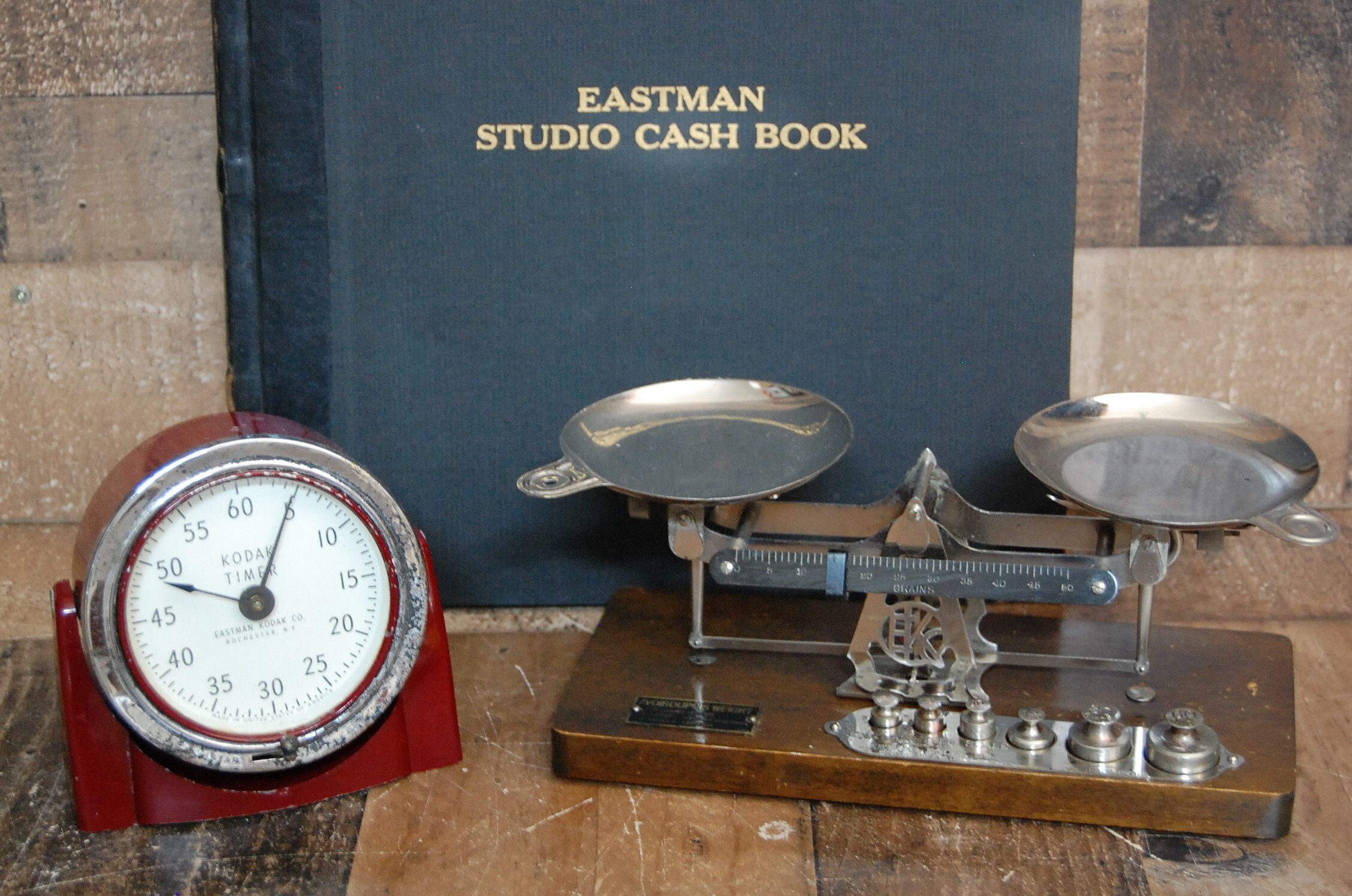 Vintage Eastman Kodak Photography Studio Scale, Kodak Timer and Kodak ...