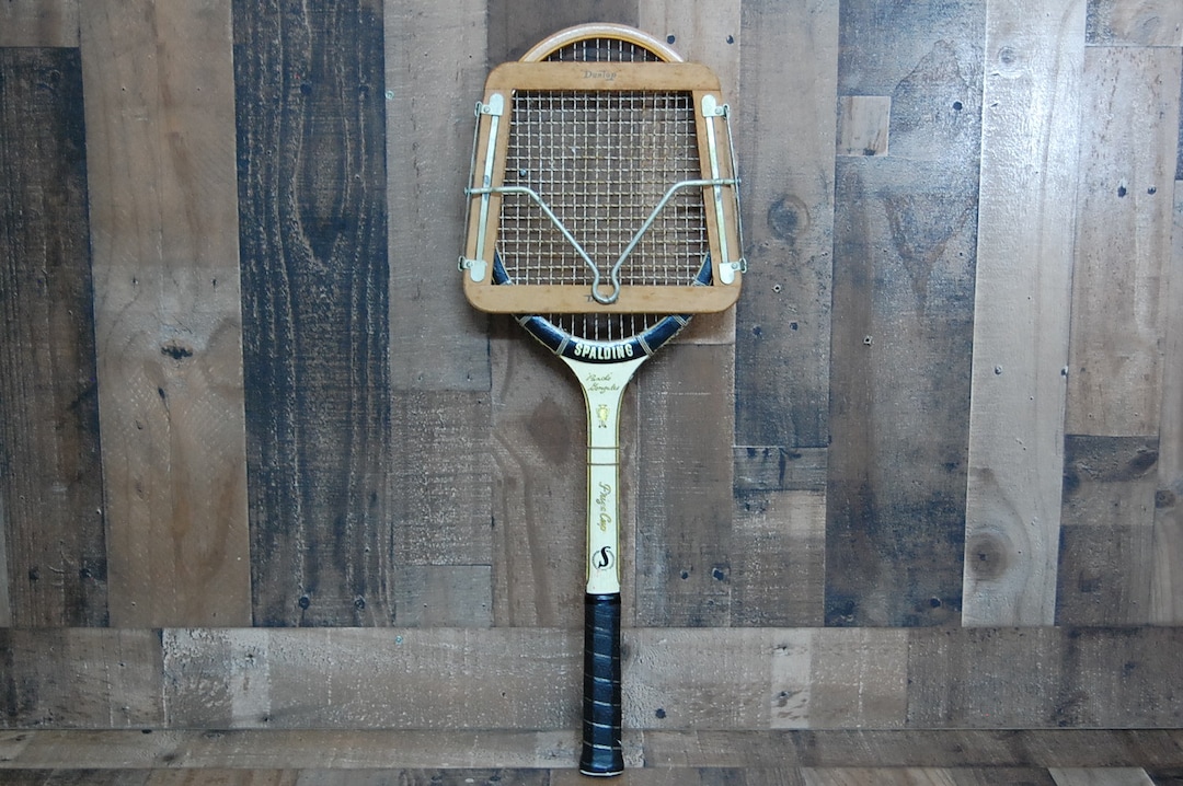Vintage Wooden Tennis Racket With Wood Frame, Pancho Gonzales Wood ...