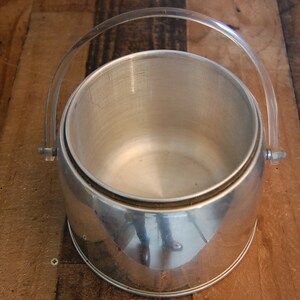 Vintage Kromex Ice Bucket, Kromex All Aluminum 1950's Ice Bucket With ...