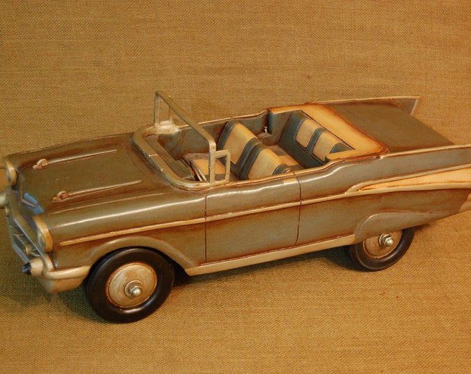 Vintage Classic 1957 Chevy Model Car, Convertible 57 Chevy, Collectible ...