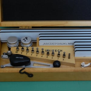 Vintage Drafting Lettering Set Unitech Drafting Kit, Drafting Lettering ...