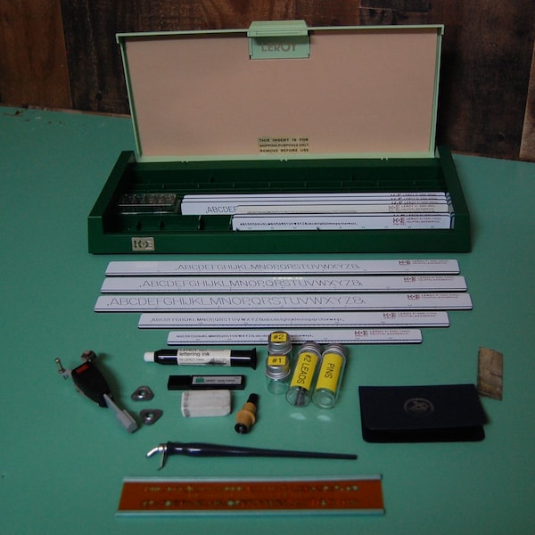 Leroy Lettering Set - Etsy