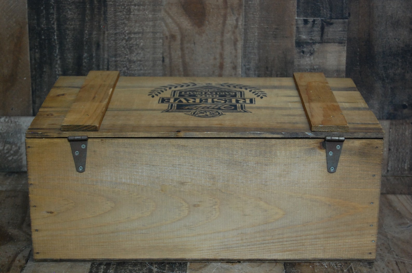 Vintage Miller Reserve Beer Crate vintage wooden storage | Etsy