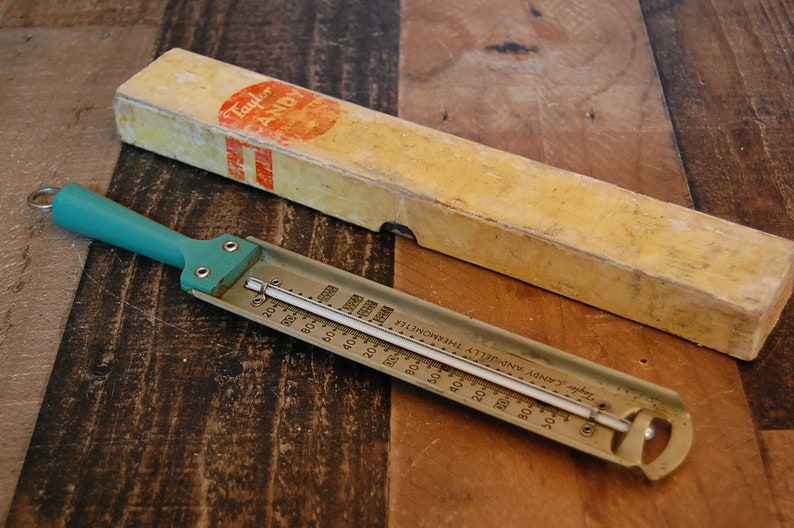 Vintage Taylor Candy and Jelly Thermometer Silver Nickel | Etsy