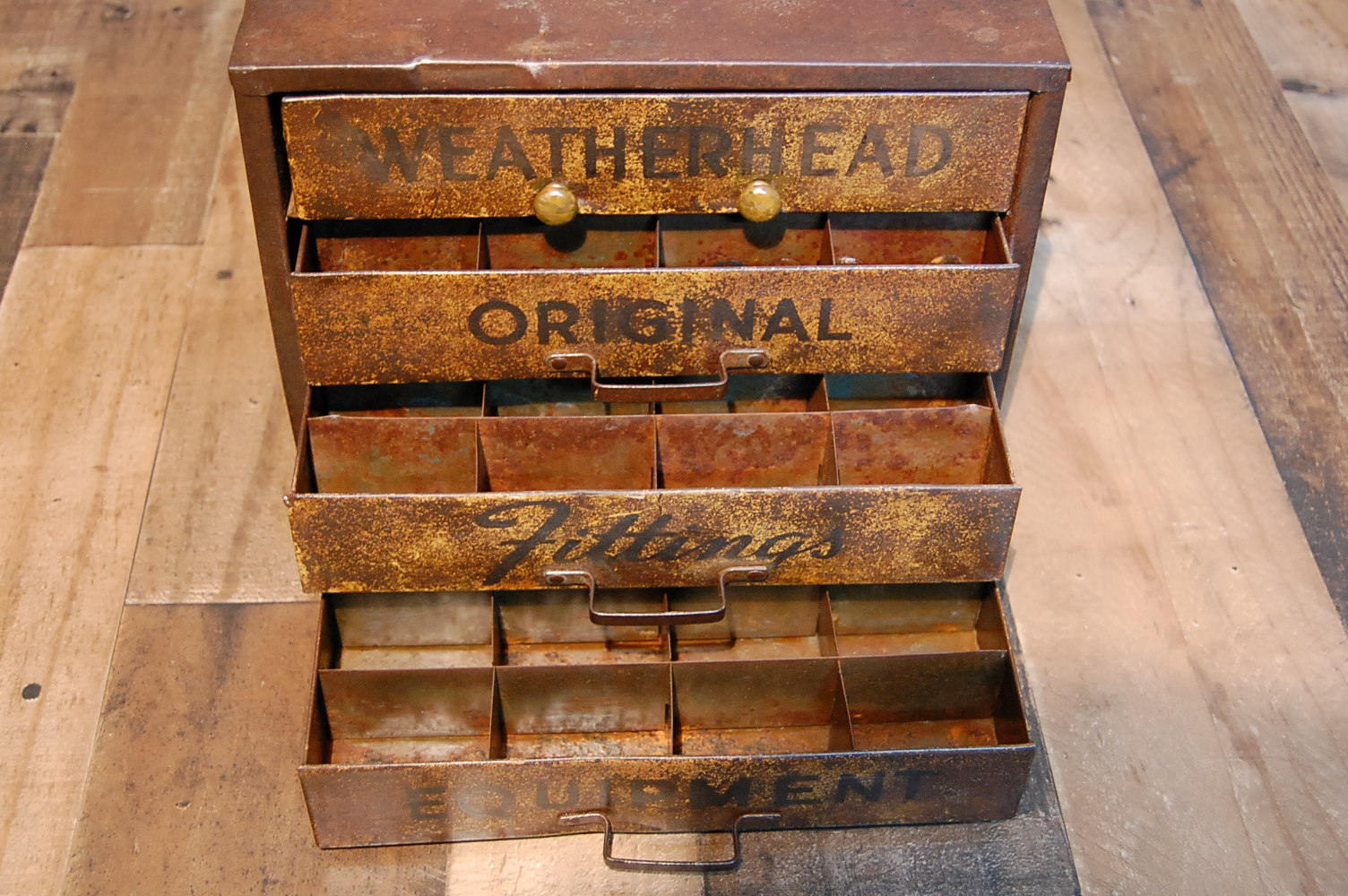 Vintage Weatherhead Original Fittings Equipment Metal Counter Top ...