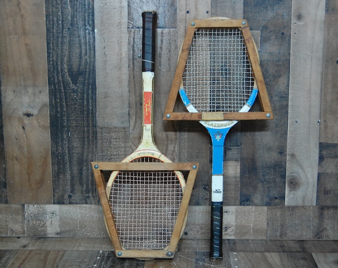 Vintage Tennis Rackets Pair, Slazenger and Master Stroke, Vintage ...
