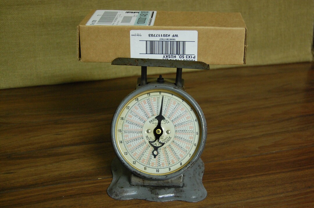 Vintage Pelouze Metal Postal Scale 20 Lb. 1940's, Vintage Package Scale ...