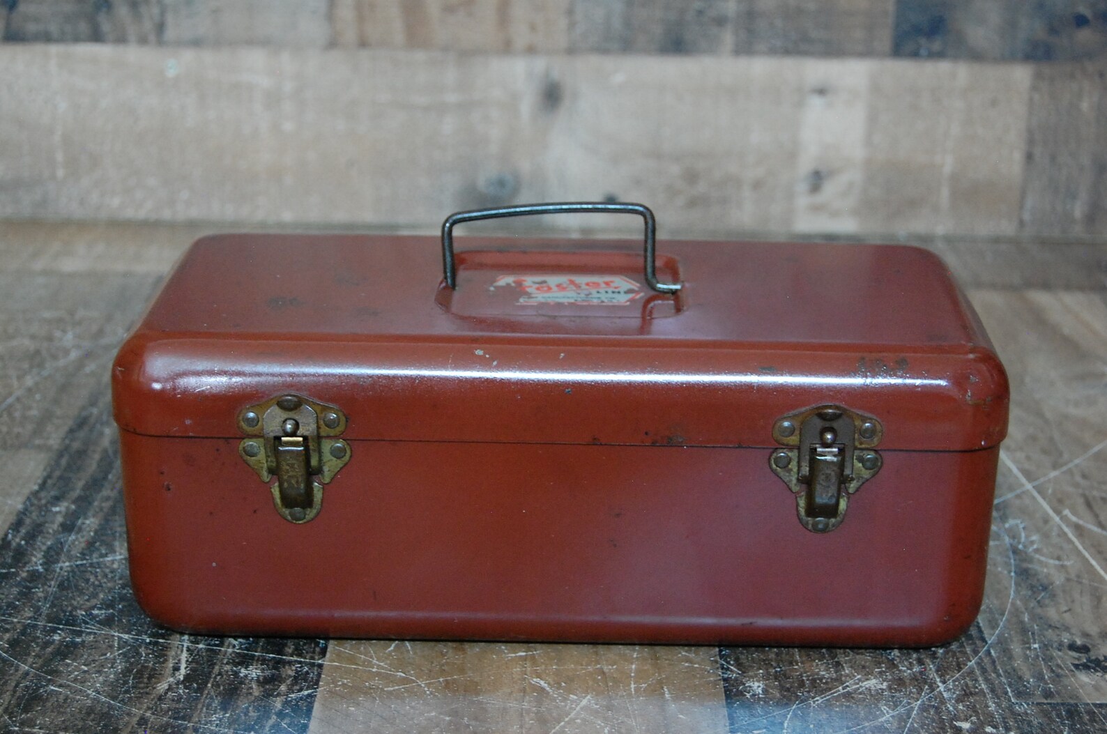 Vintage Fishing Metal Tackle Box With Lures Vintage 1956 - Etsy