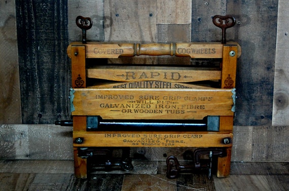 Vintage Washing Machine Wringer vintage hand wringer | Etsy