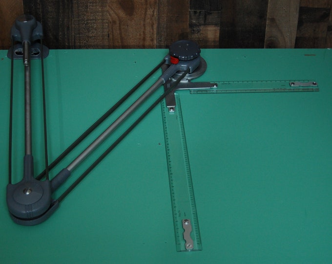 Vintage Drafting Machine, Vemco Right Hand Machine, Full Size, Restored ...