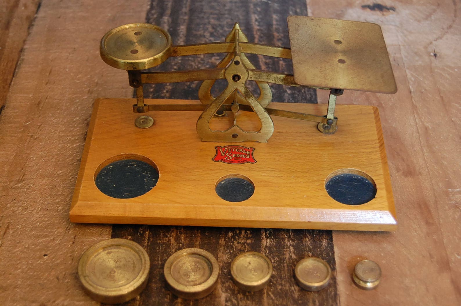 Vintage Rare Brass Postal Scale Lab Scale Gold Scalecomes - Etsy