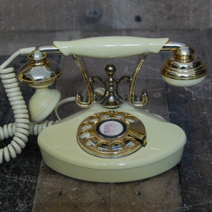 Vintage Princess Rotary Phone Vintage Table Phone Vintage - Etsy