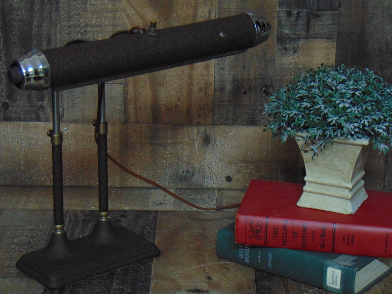 Vintage Desk Lamp Vintage Art Deco Desk Light Task Light - Etsy