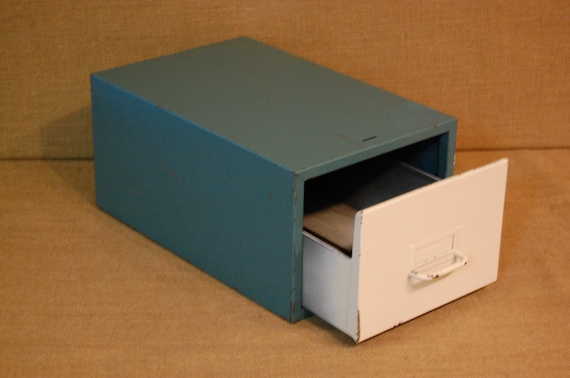 Vintage Industrial File Box Vintage Storage Craft Storage - Etsy