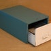 Vintage Industrial File Box, Vintage Storage, Craft Storage, Art Supply ...