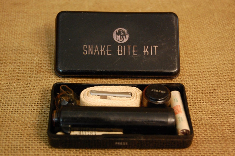 Vintage Snake Bite Kit vintage first aid kit bakelite | Etsy