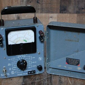 Vintage Electrical Meter, Volt Meter, Amp Meter, Ohm Meter in Original ...