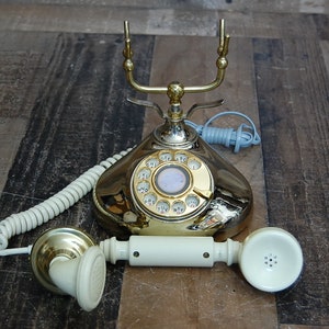 Vintage Princess Rotary Phone vintage table phone vintage | Etsy