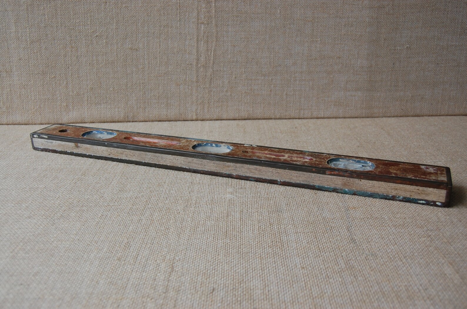 Vintage Industrial Level Wood and Metal Bubble Level Vintage - Etsy