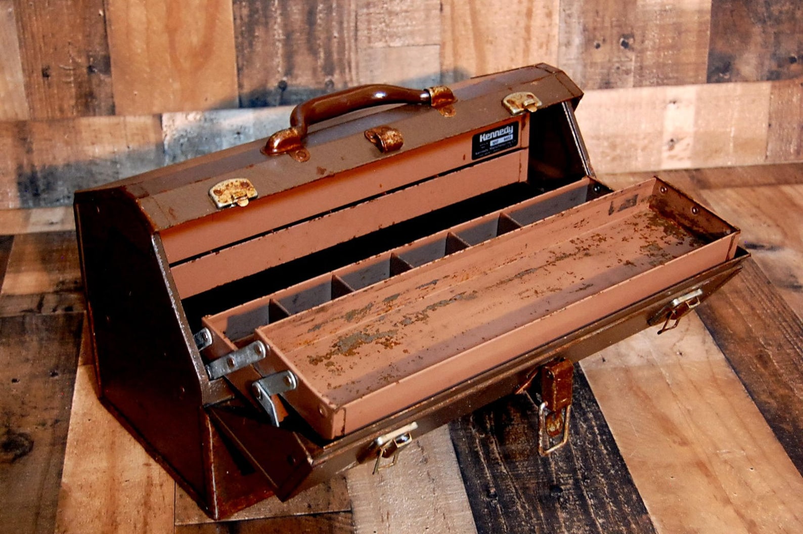 Vintage Kennedy Cantilever Toolbox, Machinist Metal Toolbox, Many ...