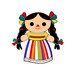 Mexican Maria Rag Dolls Clipart, Pink and Blue Set 198 - Etsy Canada