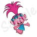 Trolls Princess Poppy, Branch SVG - Etsy