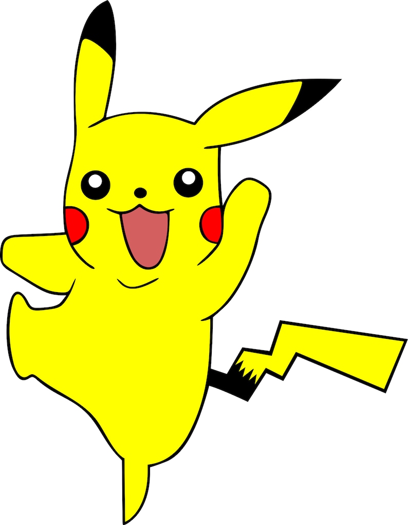 Pokemon-pikachu SVG File - Etsy Canada