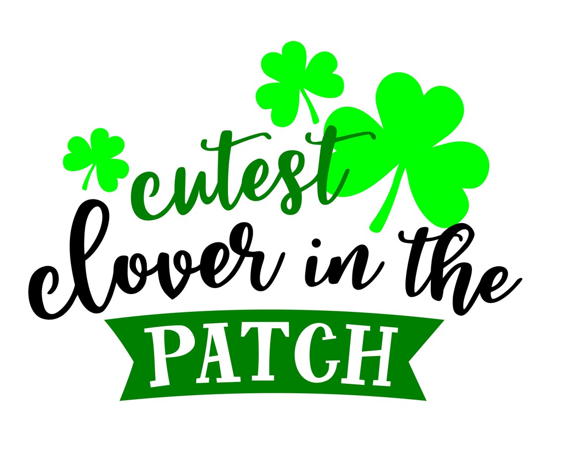 Custest Clover in the Patch SVG File - Etsy