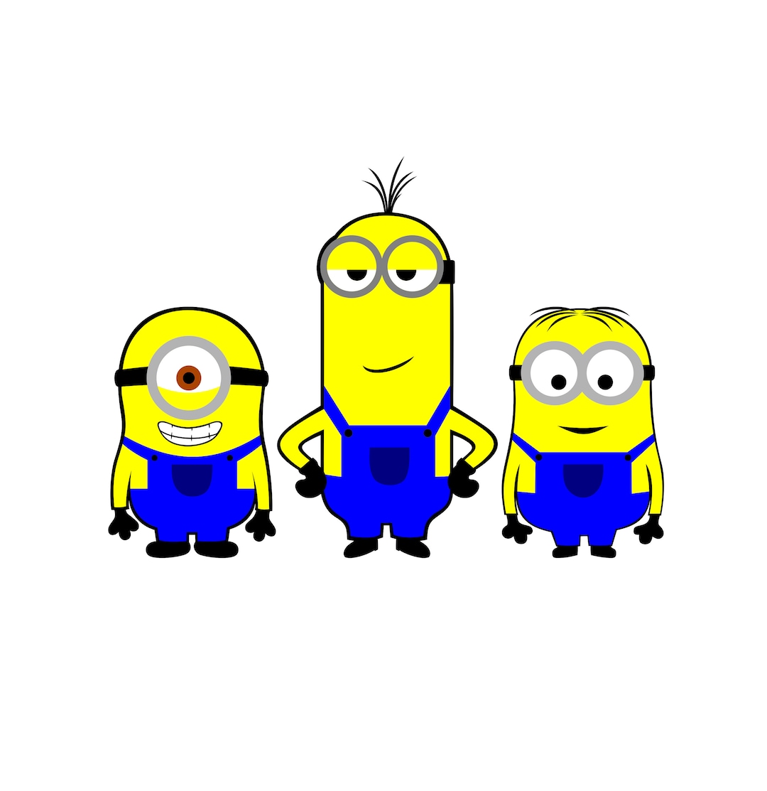 Minion SVG Files - Etsy