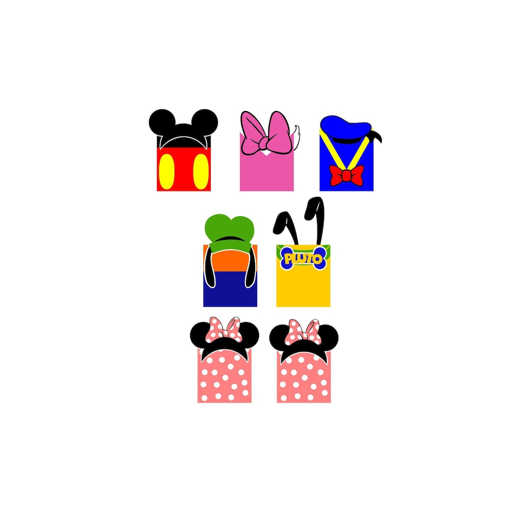 Mickey & Fiends Inspired Banner SVG File - Etsy
