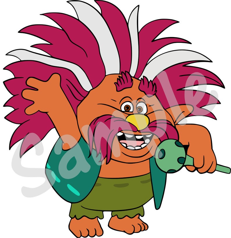 Trolls Princess Poppy, Branch SVG - Etsy