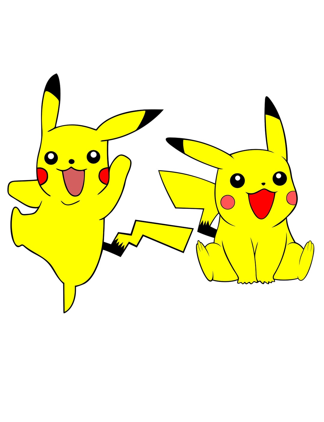 Pokemon-pikachu SVG File - Etsy