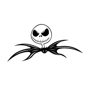 Jack Skellington Head SVG File - Etsy