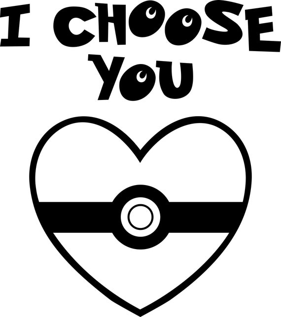 Pokemon I Choose You Valentine