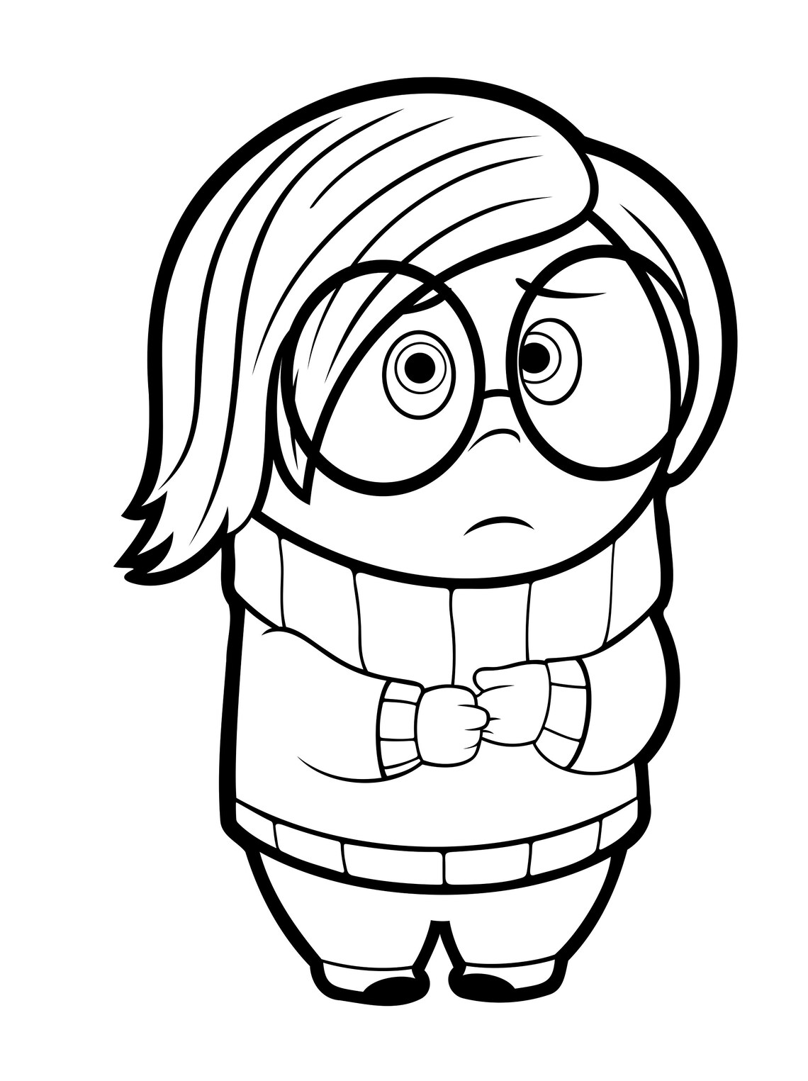 Outline SVG Files of Inside Out - Etsy