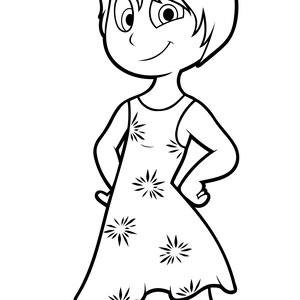 Outline SVG Files of Inside Out - Etsy