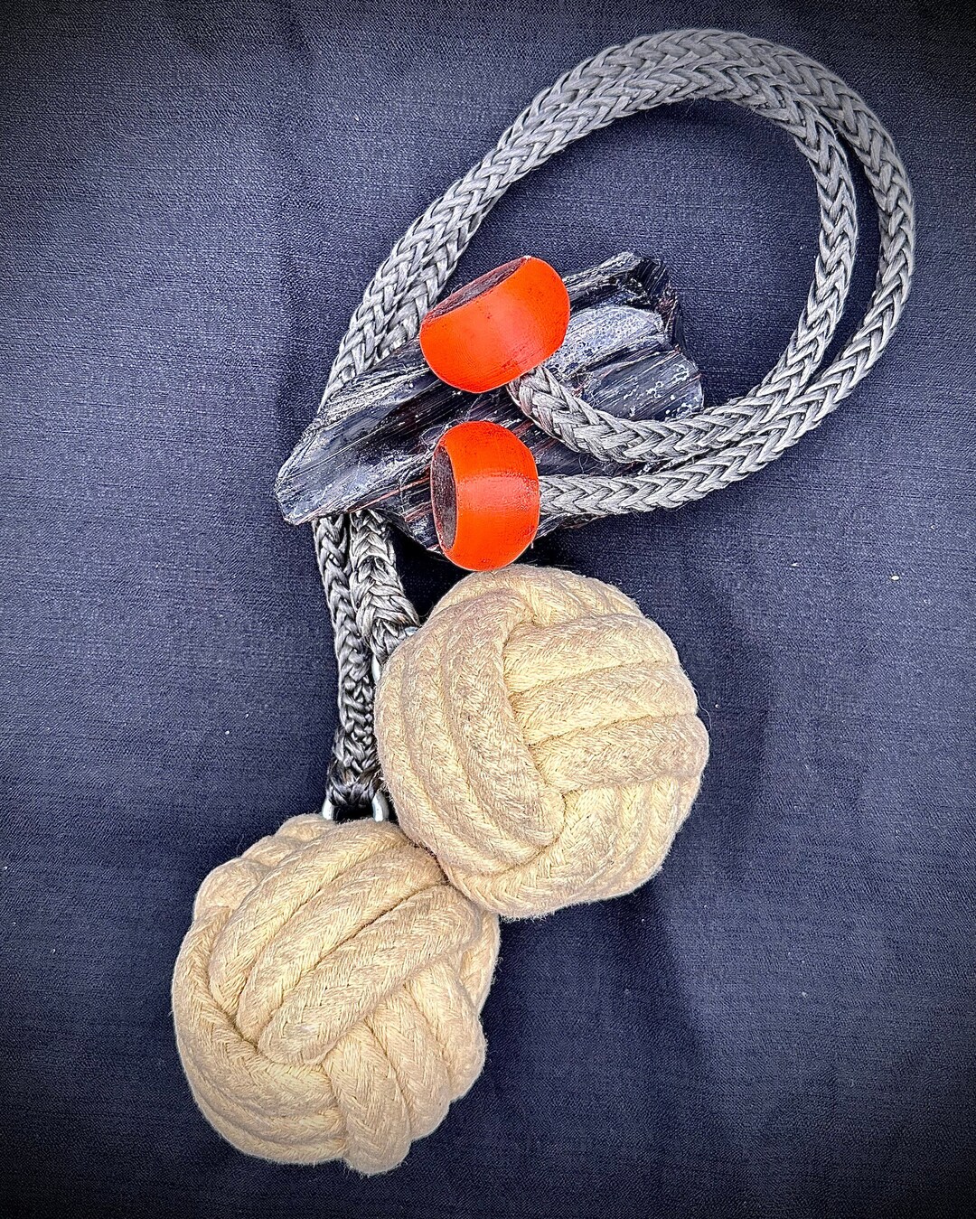 RTS Fire Poi With Orange Knobs - Etsy