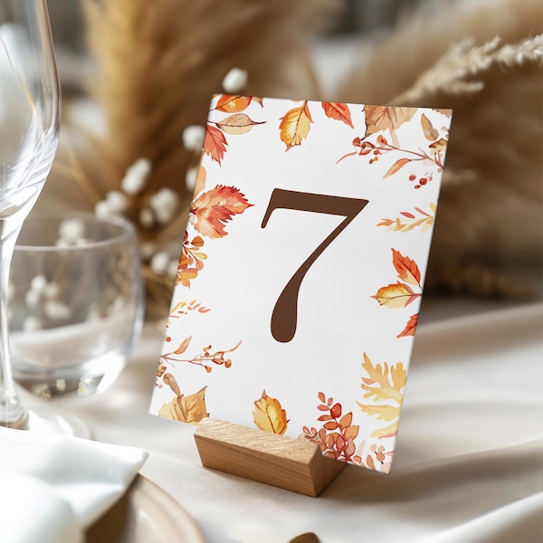 Table Numbers Printable - Etsy