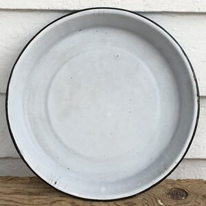 Blue Graniteware Pie Pan 9 3/4 Antique Graniteware Pie Pan Rustic ...