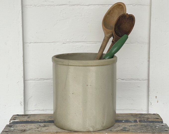 Antique Crock ~ 7" Crock ~ Vintage Stoneware Crocks ~ Pickling Crocks ...