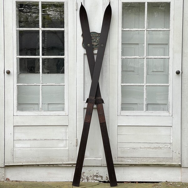 Antique Skis - Etsy