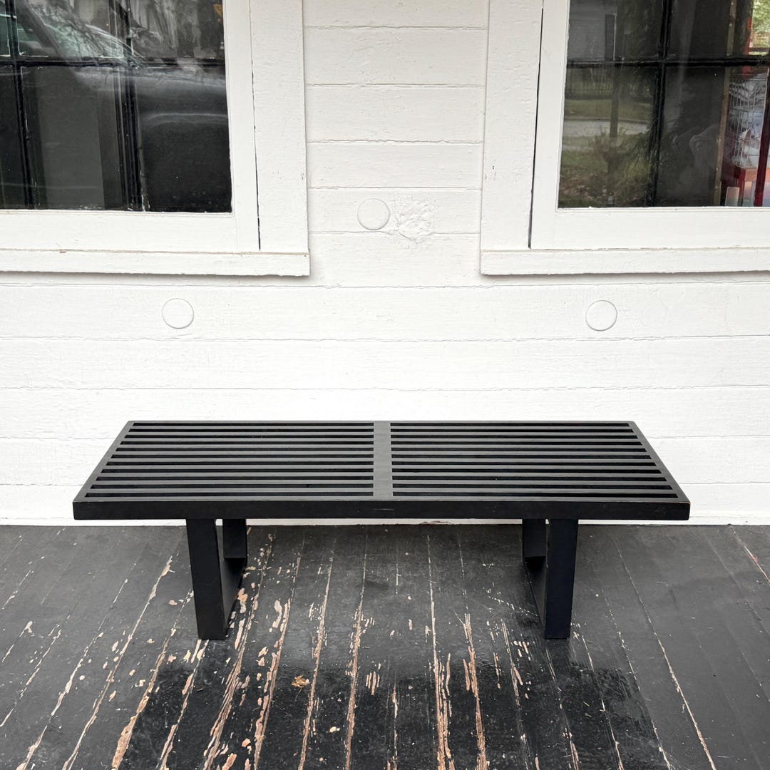 MCM Bench or Coffee Table ~ George Nelson Styled Bench ~ 48" Mid ...