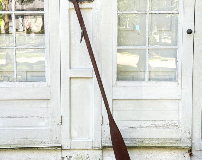 Paddle With Worn Brown Paint ~ 72