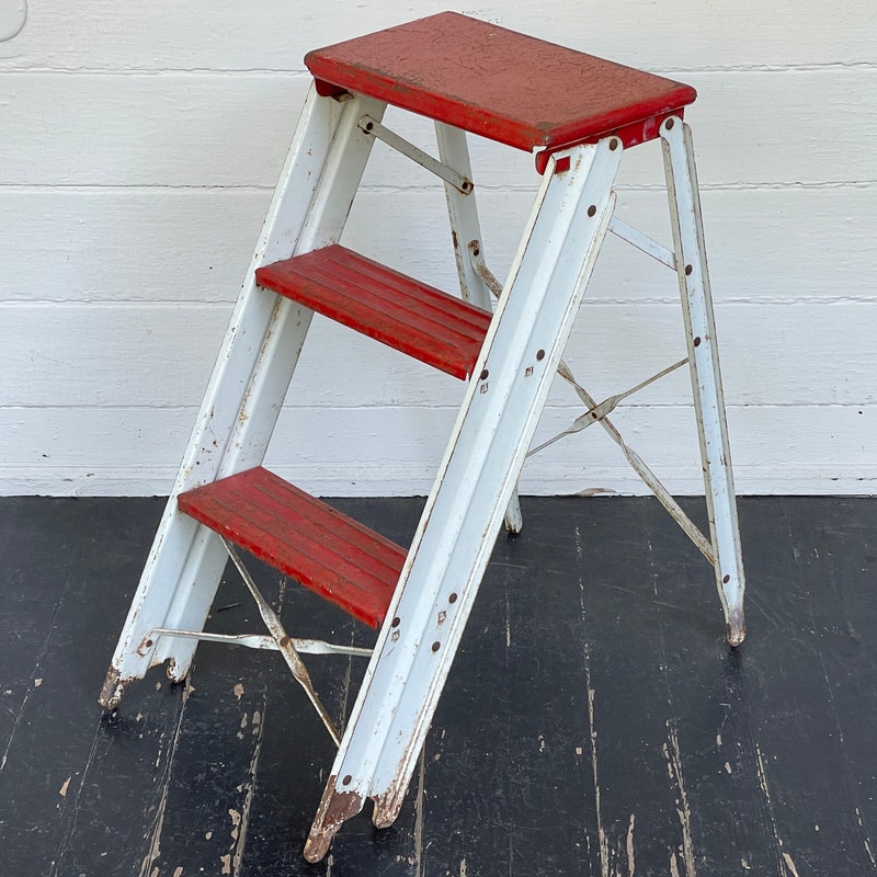 Vintage Step Stool - Etsy