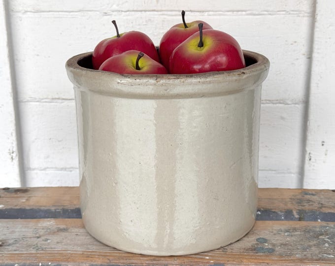 Antique Crock ~ Large Utensil Crock ~ Pickling Crock ~ Primitive ...