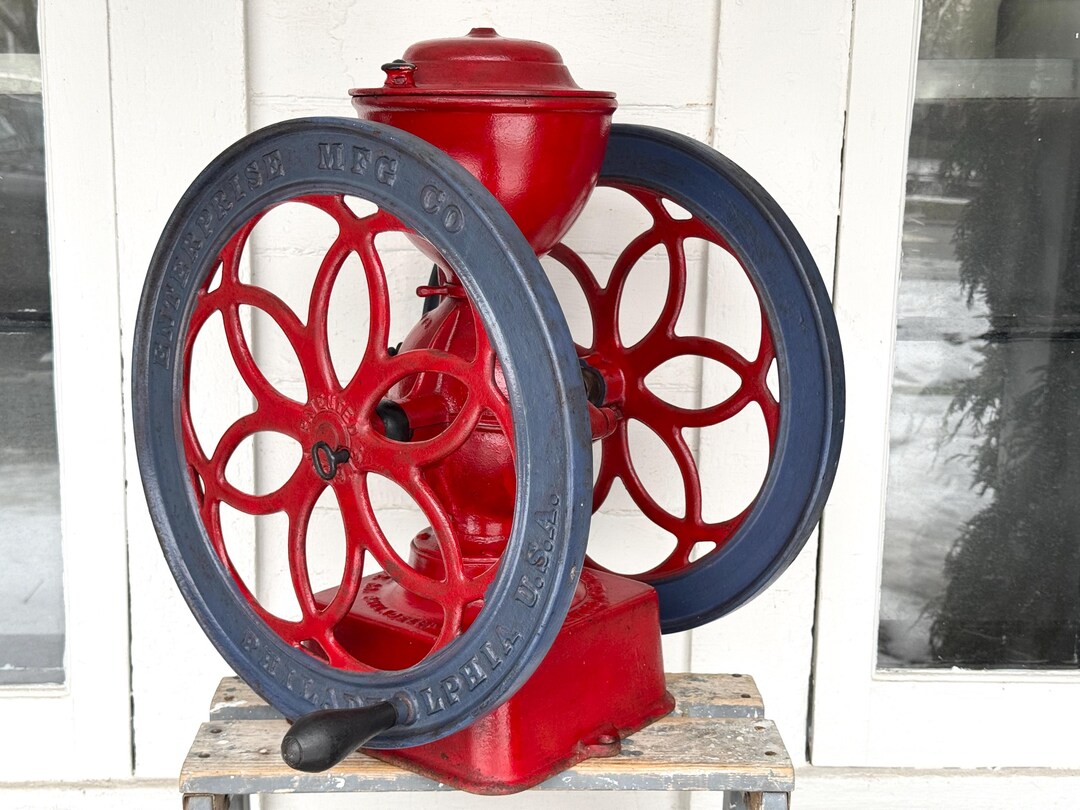 1800s Coffee Grinder ~ Enterprise Mfg Cast Iron Coffee Grinder ~ 1873 ...